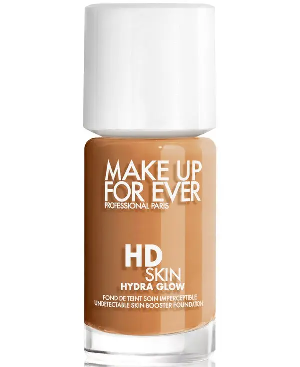 MAKE UP FOR EVER Hd Skin Hydra Glow Skincare Foundation With Hyaluronic Acid 1n00 Alabaster - 3y50 - Warm Mapleâ  - For Tan Skin With